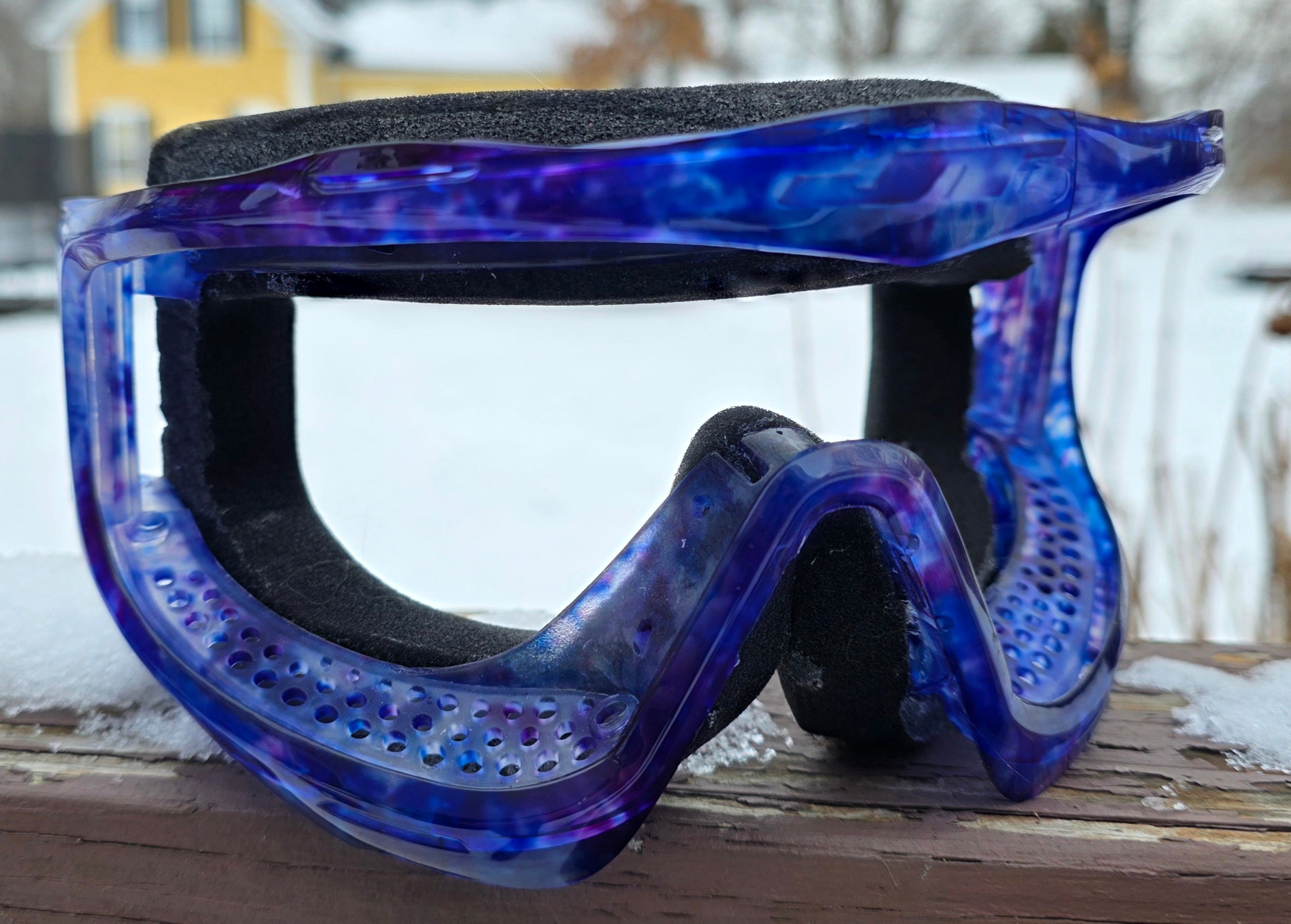🌊 COLD CURRENT — One-of-One Custom Dyed Clear Frames 🌊 – Massive Sack Shop